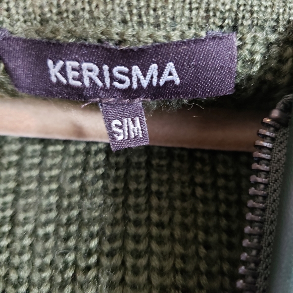 Kerisma | Jackets & Coats | Kerisma Boucle Long Zip Front Hooded Sweater Vest | Poshmark
